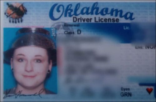 Pastafarian Sports A Spaghetti Strainer On Head For Drivers License ...